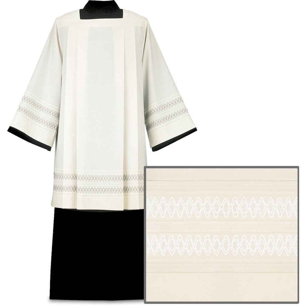 214-77 Embroidered Surplice | Cassocks & Surplices | Clergy Attire ...