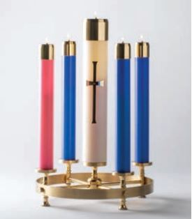 Refillable Advent Sets | Oil Candles | Candles – Burgess Church Supply