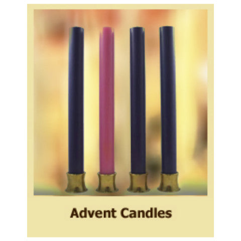 Dadant 51% Beeswax Solid Advent Candles | Advent Candles | Candles ...