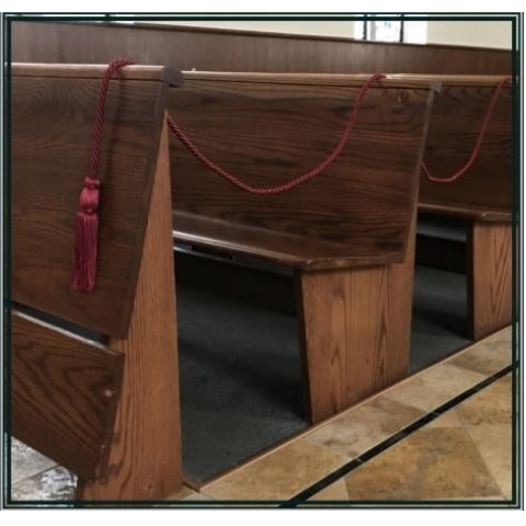 Weighted Pew Ropes | Pew Ropes | Altar Linens & Textiles – Burgess ...